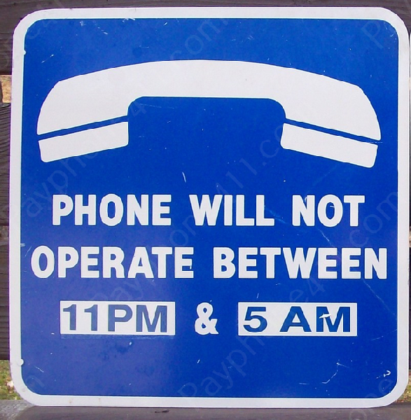 Payphone Signs